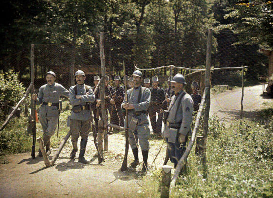 50+ Rare Color Photos Of French Soldiers During World War I