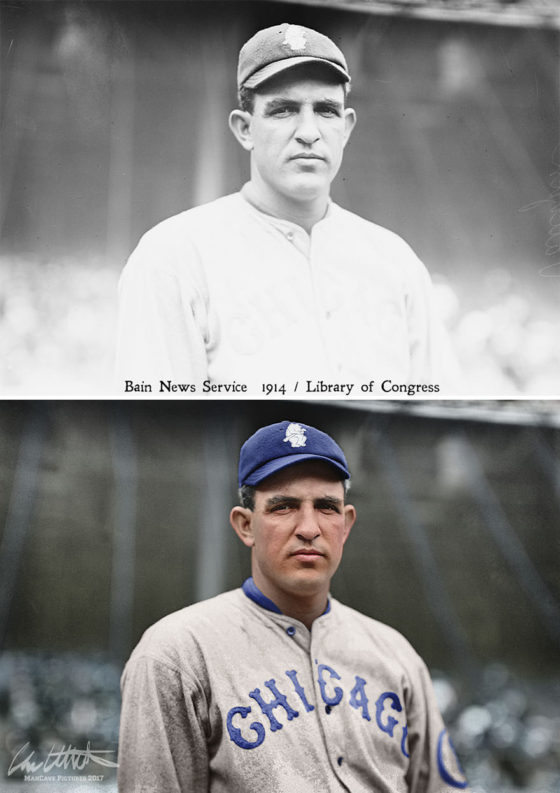 Stunning Century-Old Colorized Photos Of Baseball Players From Major ...