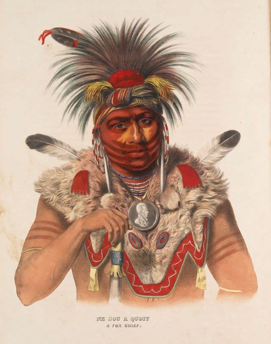 Historic Portraits of Chiefs of Native Indian Tribes of North America ...