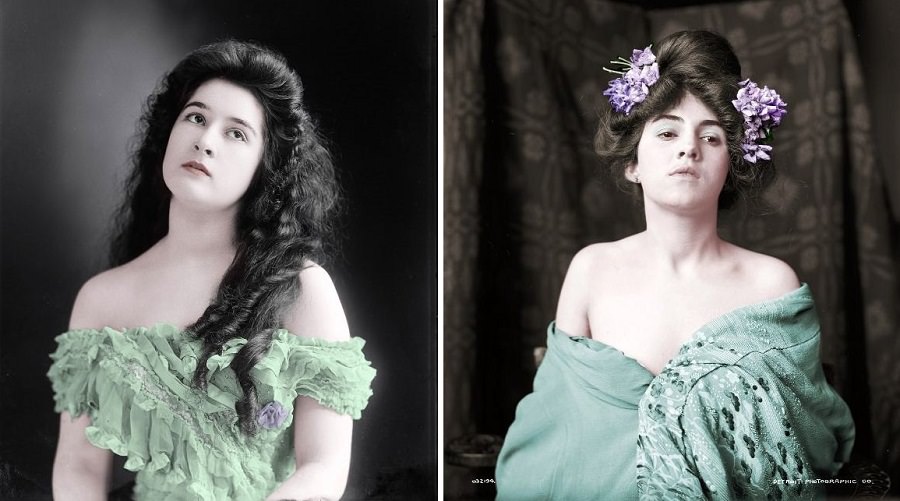 Wonderful Colorized Photos of Beautiful Women from the Early 1900s