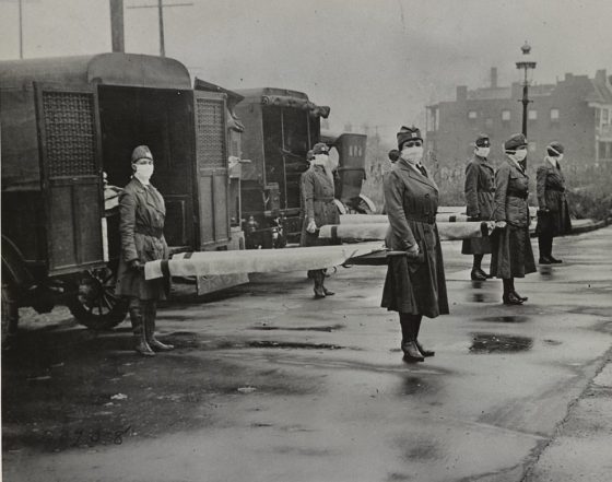 Historical Photos of People Wearing the Masks During the 1918 Flu Pandemic