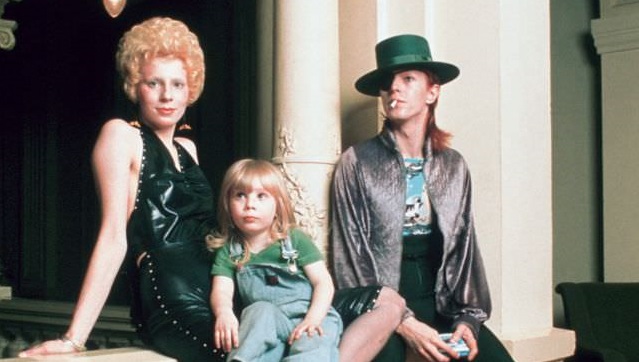 David Bowie with his wife Angie Bowie and their Son Zowie in Amsterdam ...