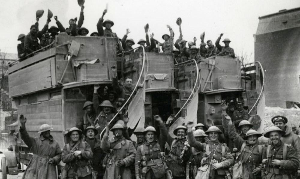 London Buses that Were Used to Transport British Soldiers to the ...