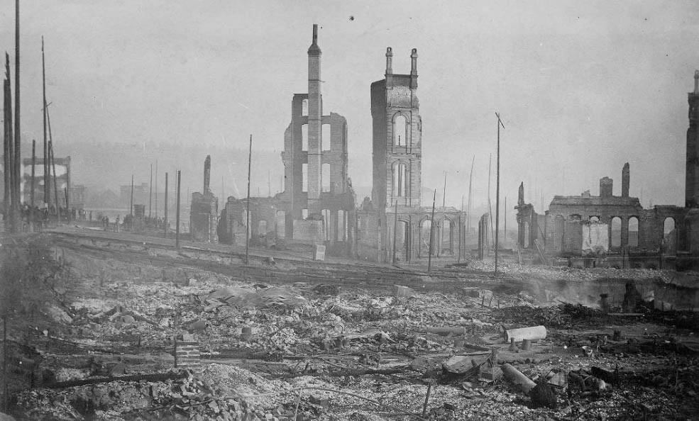 The Great Seattle Fire of 1889: Historical Photos that depict the ...