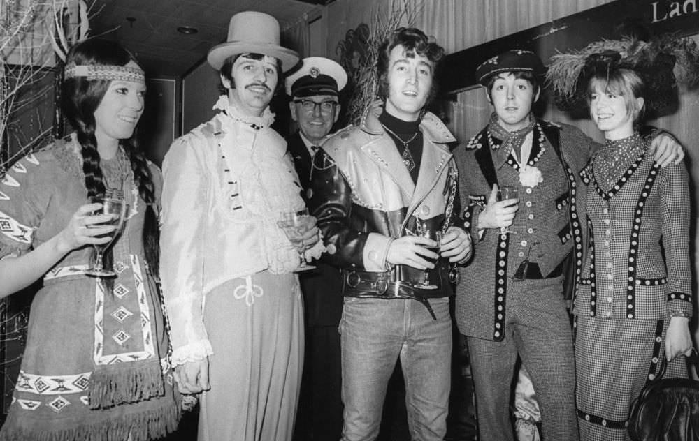 Fabulous Photos of The Beatles Partying to Celebrate the Release of ...