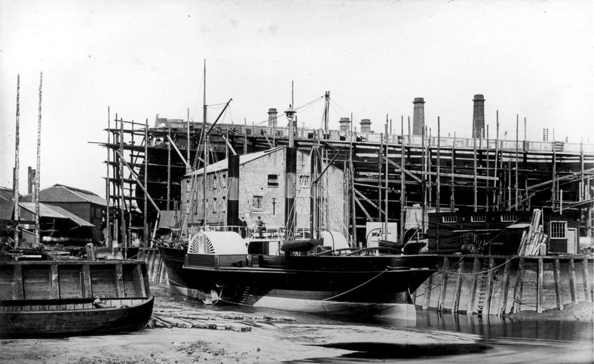 Historical Photos of Shipyards that built the Revolutionary Steamships ... Historical Photos of Shipyards that built the Revolutionary Steamships ...
