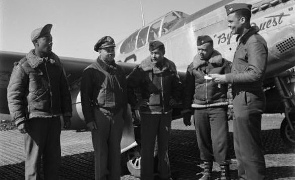 Historical Photos of the Tuskegee Airmen at Air Base in Italy During WWII