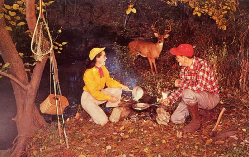 Beautiful Vintage Photos Show Camping in the U.S. from the 1950s