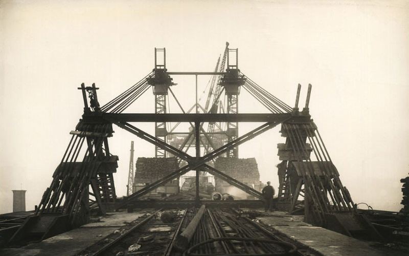 Rare Historical Photos of Construction of the Tyne Bridge in Newcastle ...