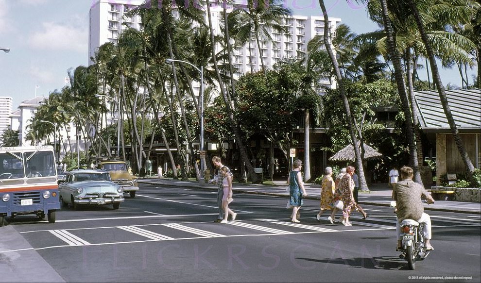 What Waikiki, Honolulu looked like in the 1960s