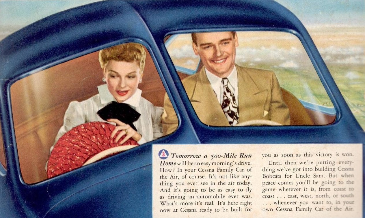 Vintage Cessna Aircrafts Ads from the early 1940s