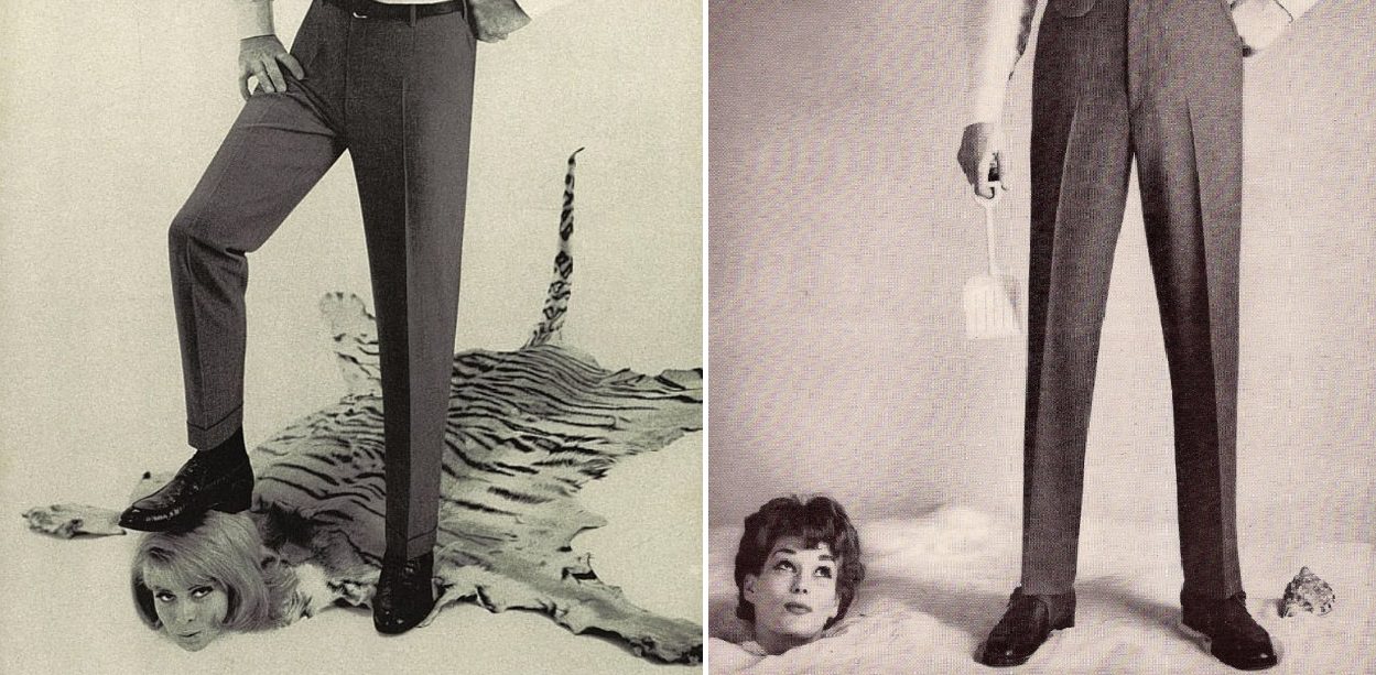 Sexiest and Offensive Vintage ads of Mr Leggs Slacks by Dacron from the ...