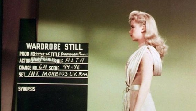 Anne Francis's Iconic Wardrobe in 'Forbidden Planet' (1956)