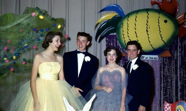 High School Prom Dresses in the 1950s: Glamour and Dreams thorough ...