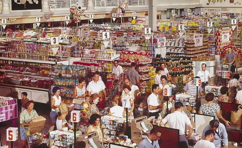 A Photographic Journey Through the Evolution of Supermarkets from the ...